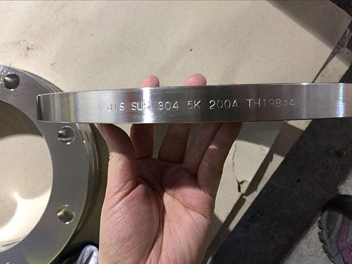 JIS B2220 SUS316L SOP Flange FF 3 Inch 5K - China Steel Pipe Flange Fitting